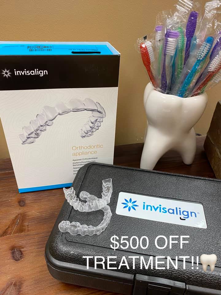 Invisalign Special ($500 off) through 5/31/21